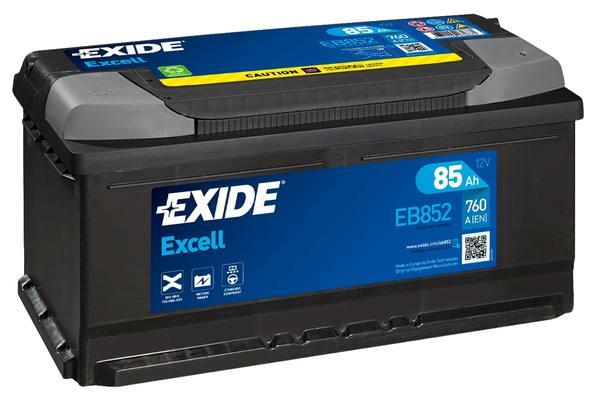 Autóalkatrész | EXIDE akku Excell 85Ah, 760 A, B+ 353x175x175mm ...