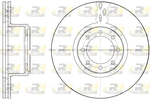 Brzdový kotouč ROADHOUSE - RH 61673.10 | E-shop LKQ CZ s.r.o.