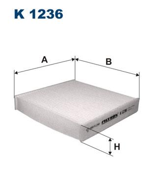 Kabinový filtr FILTRON - FI K1236 | E-shop LKQ CZ s.r.o.