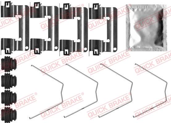 Sada příslušenství brzdových destiček QUICK BRAKE - QB 109-0065 | E ...
